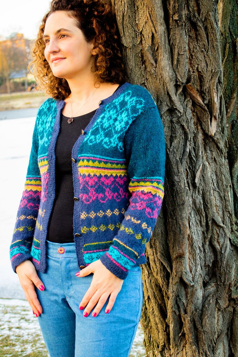DIY - Strickjacke nach kostenfreiem Muster stricken