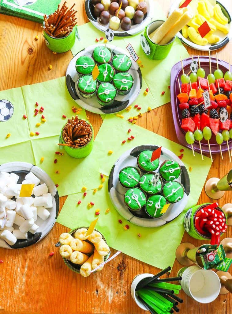 DIY-Ideen für die Fußball-Party - Fußballdekoration selber machen