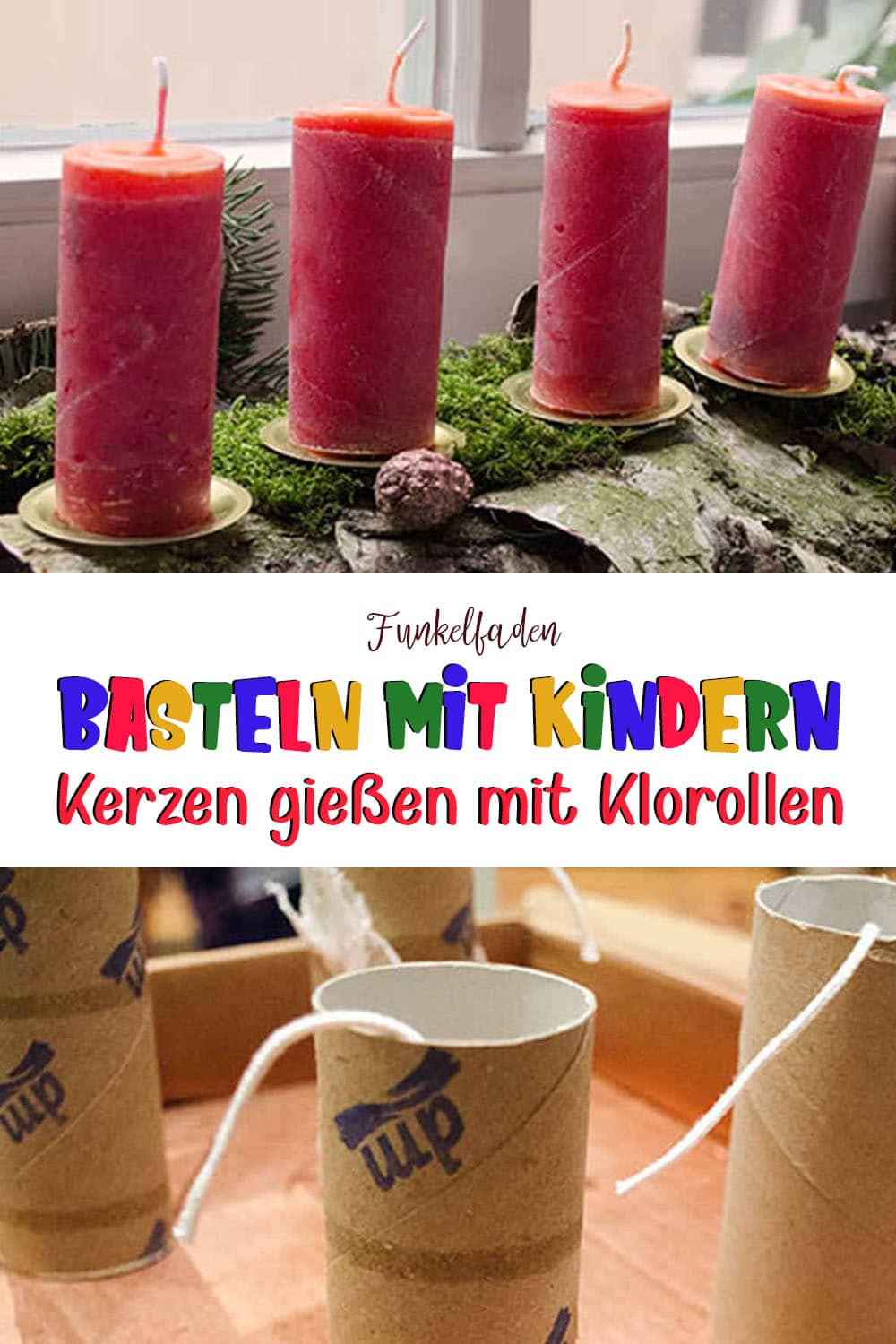 Basteln mit Kindern - 10 einfache Bastelideen - Funkelfaden