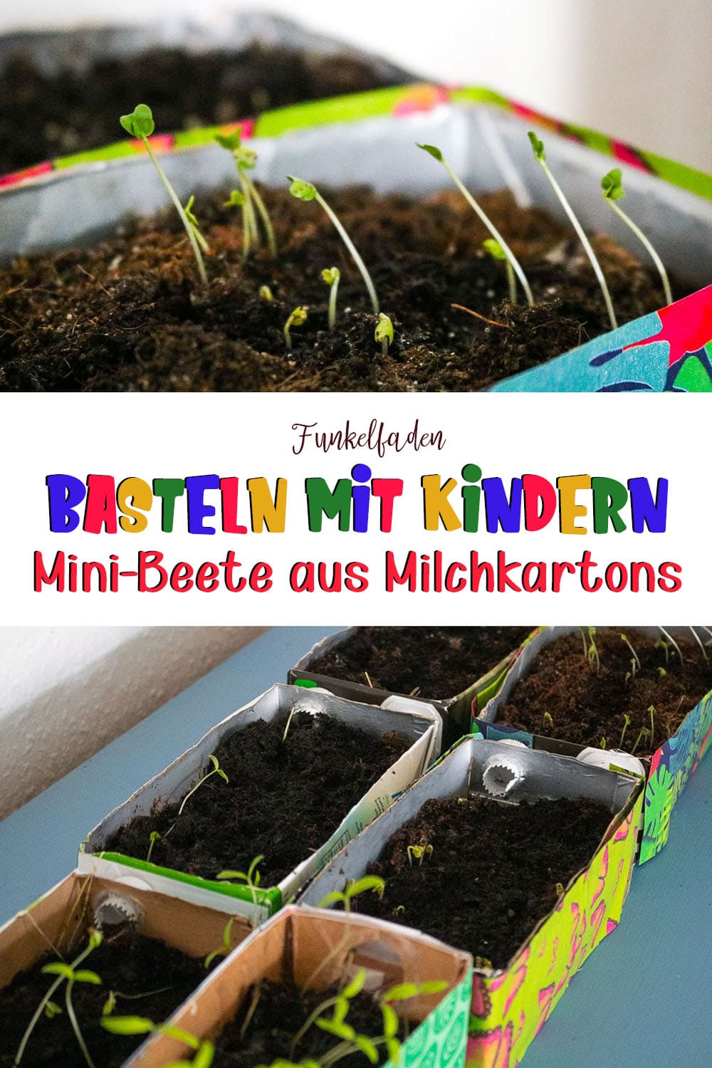 Basteln mit Kindern - 10 einfache Bastelideen - Funkelfaden