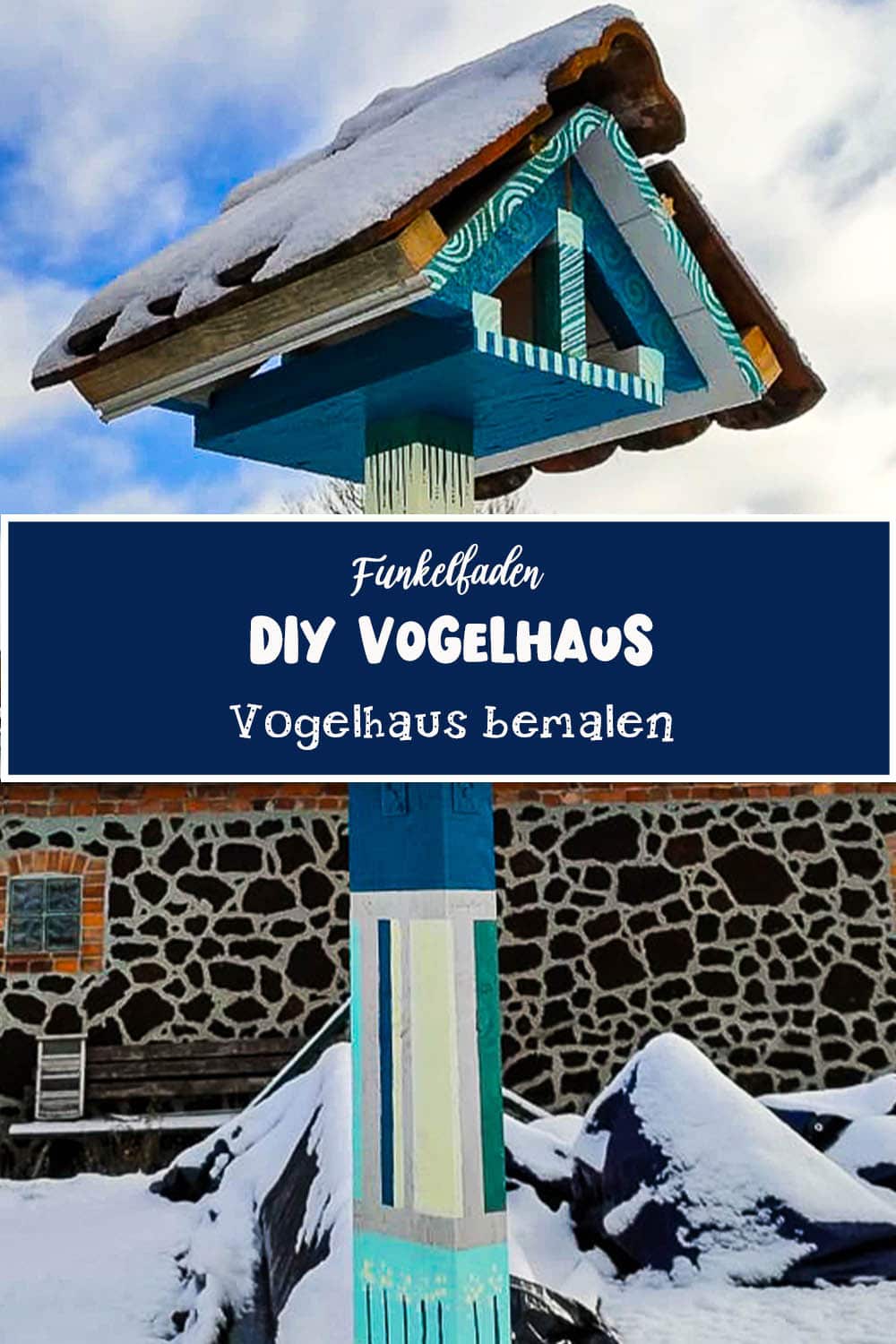 Vogelhaus bauen und bemalen - 3 einfache Ideen für Vogelhäuser