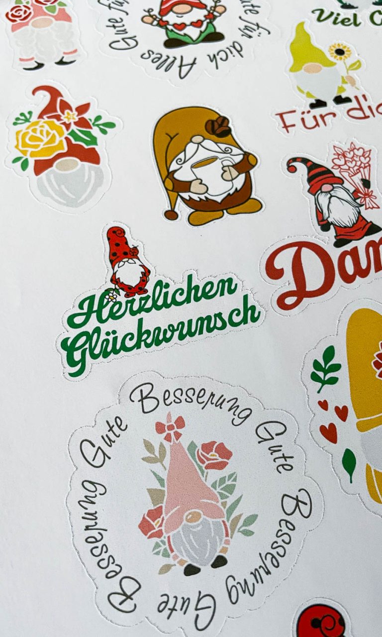 Sticker erstellen im Cricut Design Space - Funkelfaden