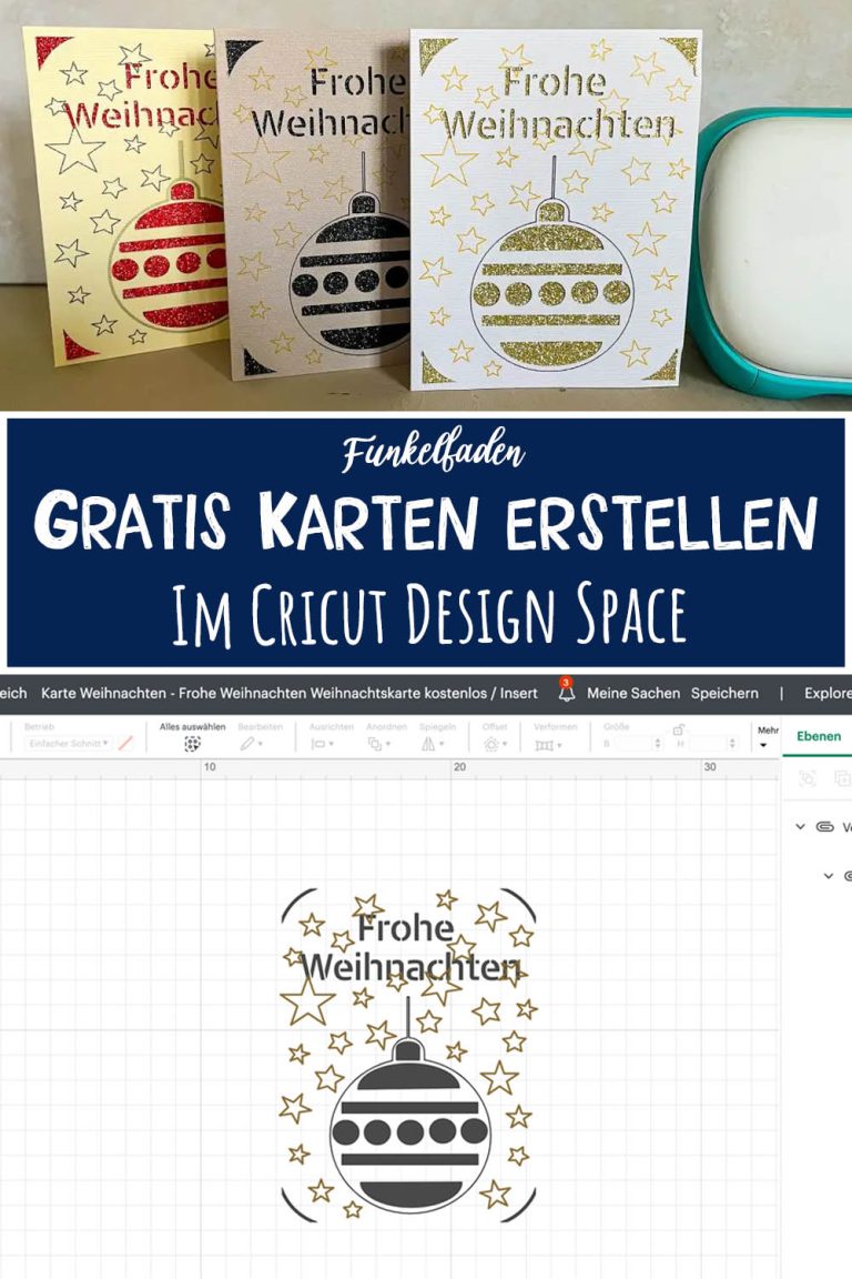 Cricut Design Space Tutorial: Mehrfarbige Plotterdateien erstellen - Funkelfaden