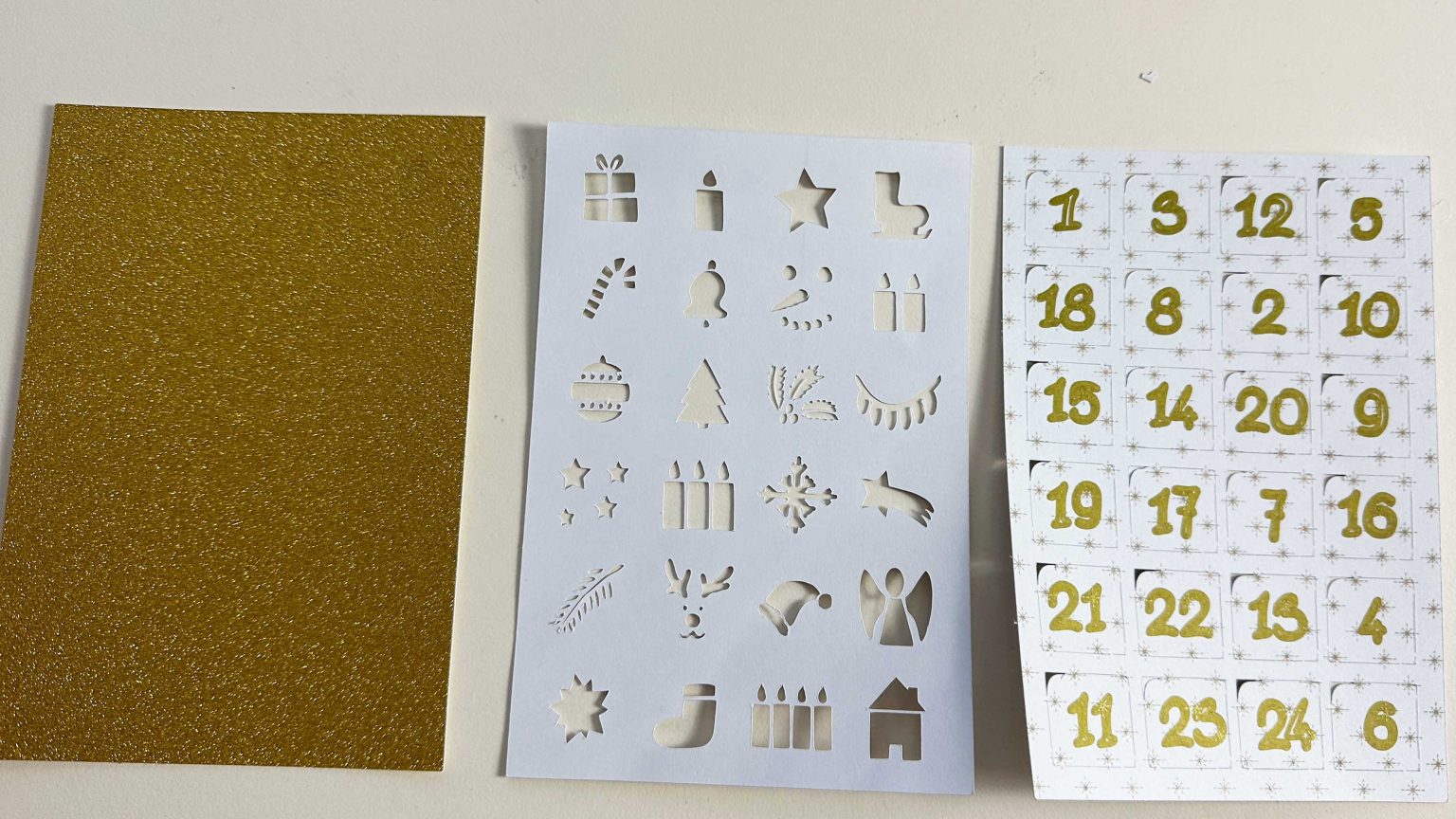 Mini-Adventskalender Plotten Freebie - Funkelfaden