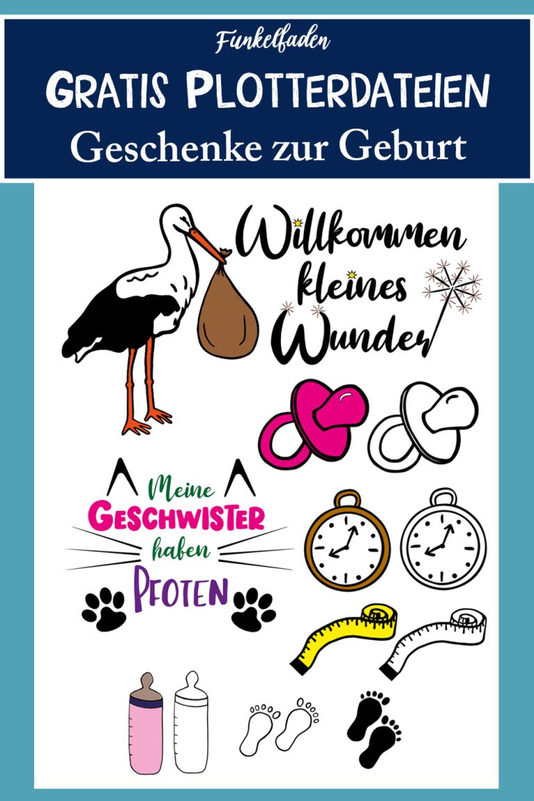 Anleitung Namensschilder plotten - Funkelfaden