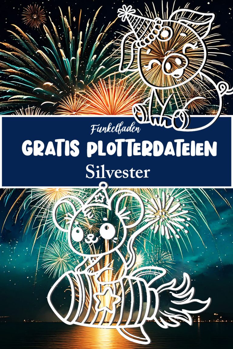 Gratis Plotterdateien Einschulung - Funkelfaden