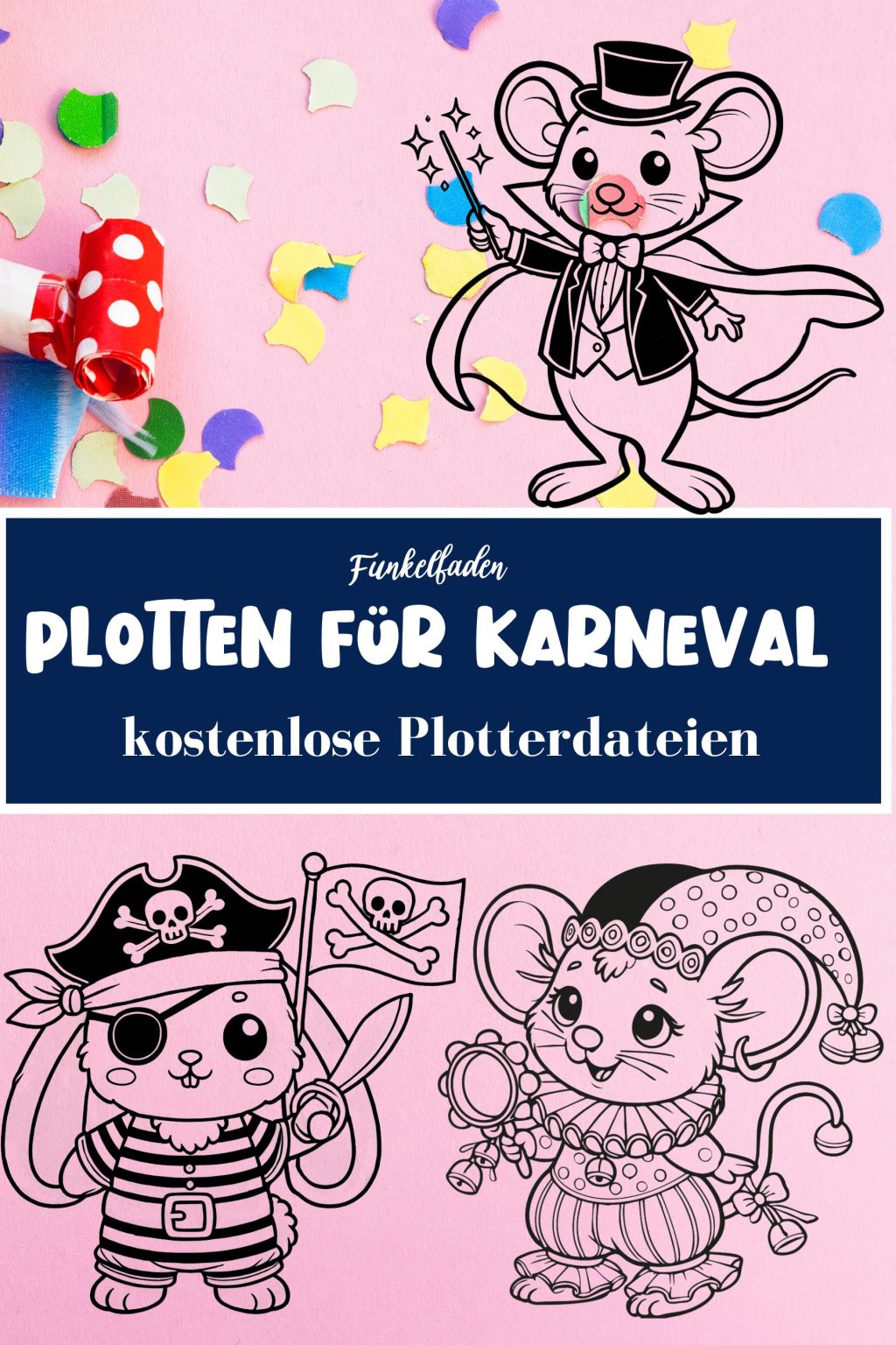 Gratis Plotterdateien Einschulung - Funkelfaden