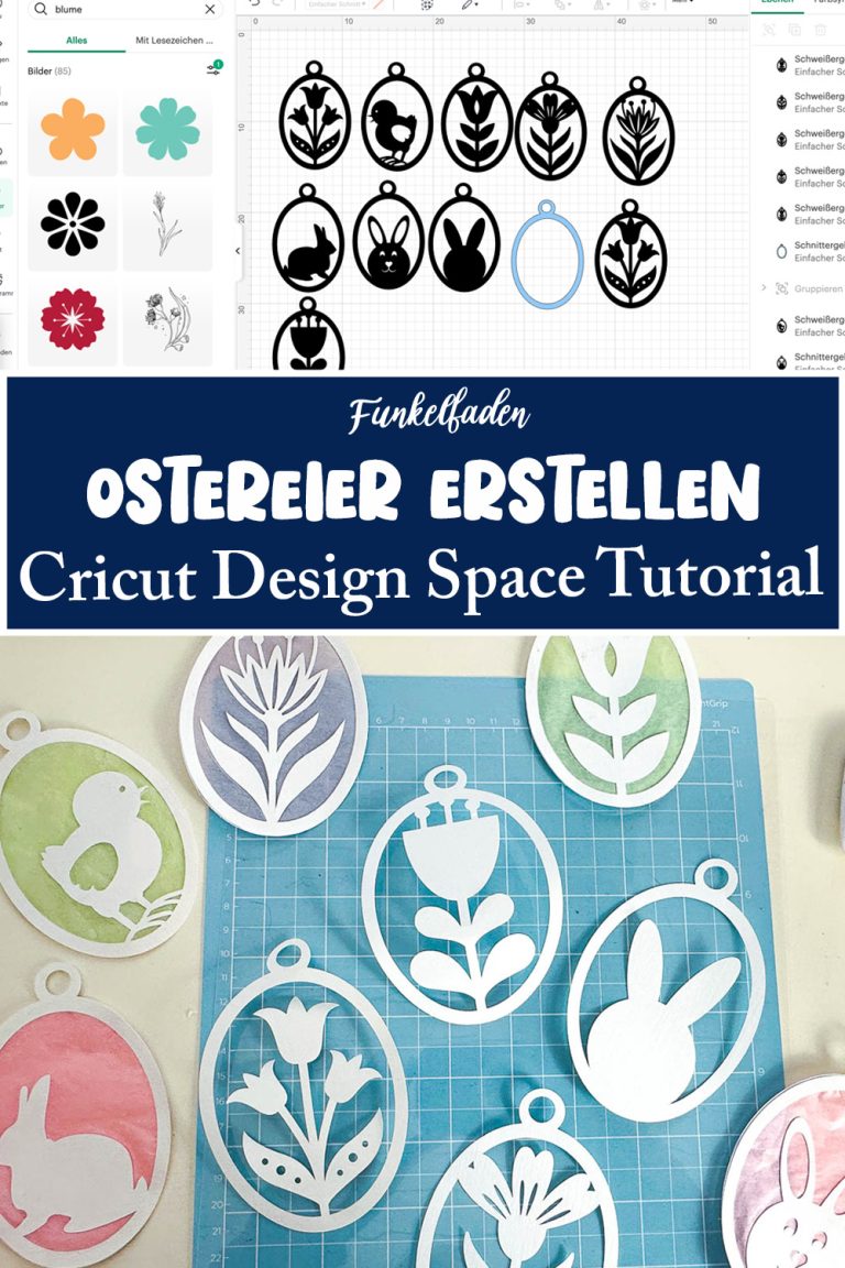 Gratis Plotterdateien für Ostern - Funkelfaden