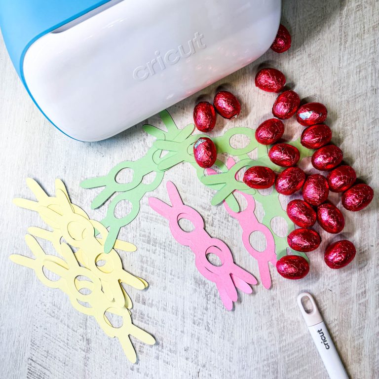 Schnelle Geschenkverpackung für ein Schoko-Osterei mit der Cricut Joy – DIY-Anleitung - Funkelfaden