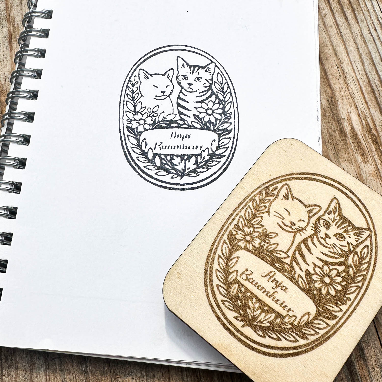 Stempel selber machen mit dem xTool M1 Ultra - Funkelfaden