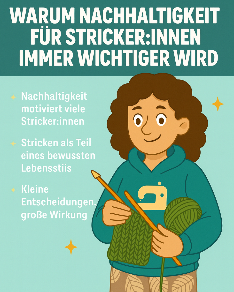 Warum Nachhaltigkeit für Stricker:innen immer wichtiger wird - Funkelfaden