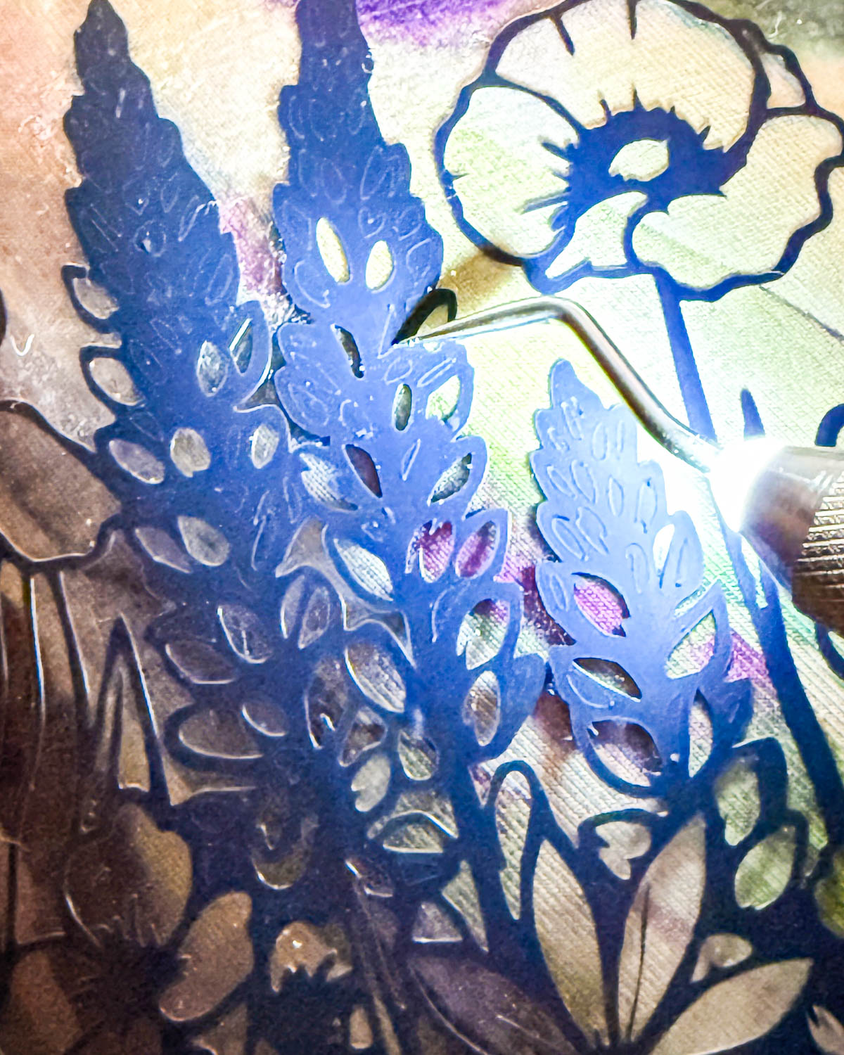 Bunte Blumenwiese Plotterfreebie + Anleitung mehrfarbig plotten ...